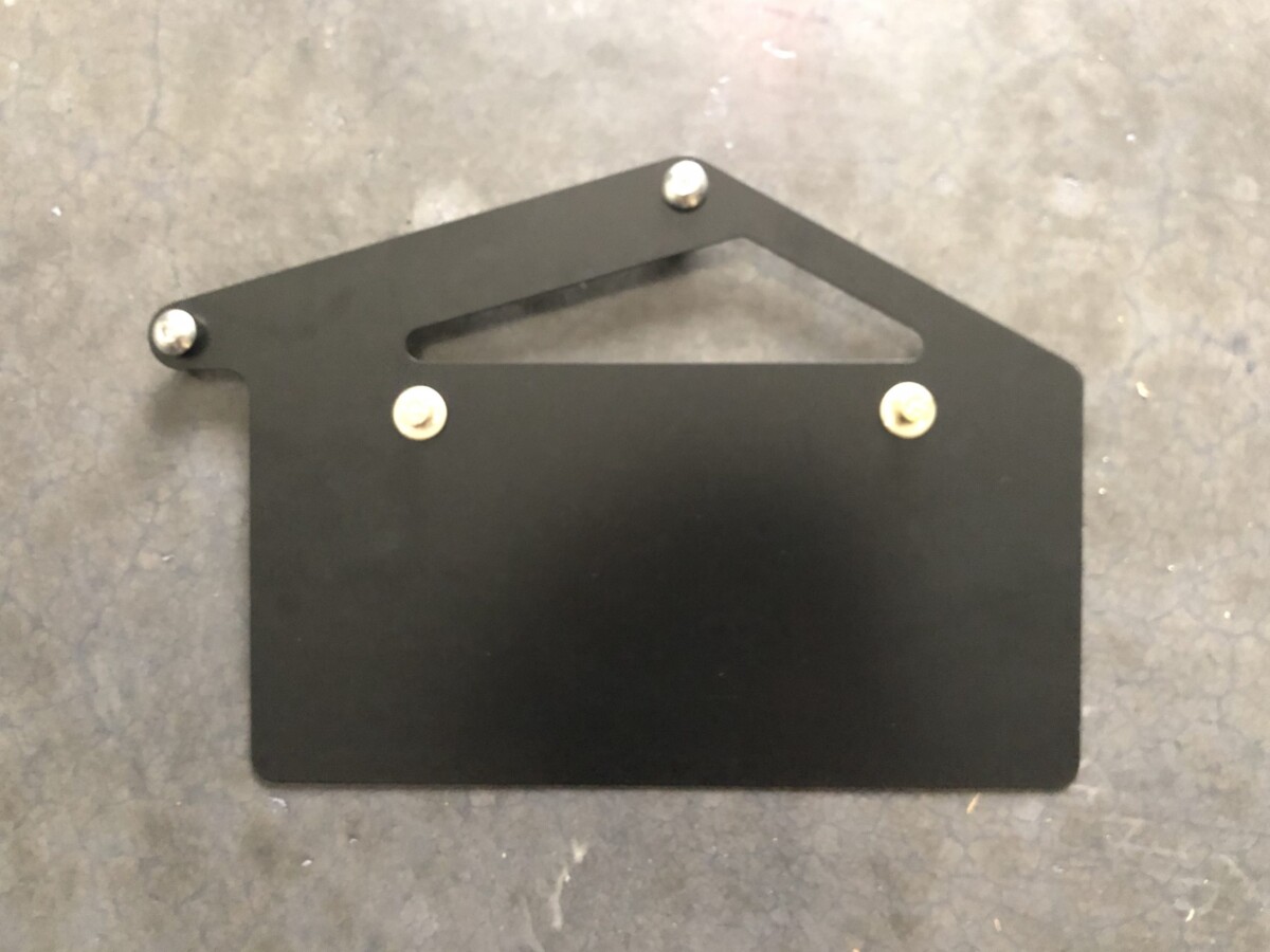License Plate Mount - Westcott Designs