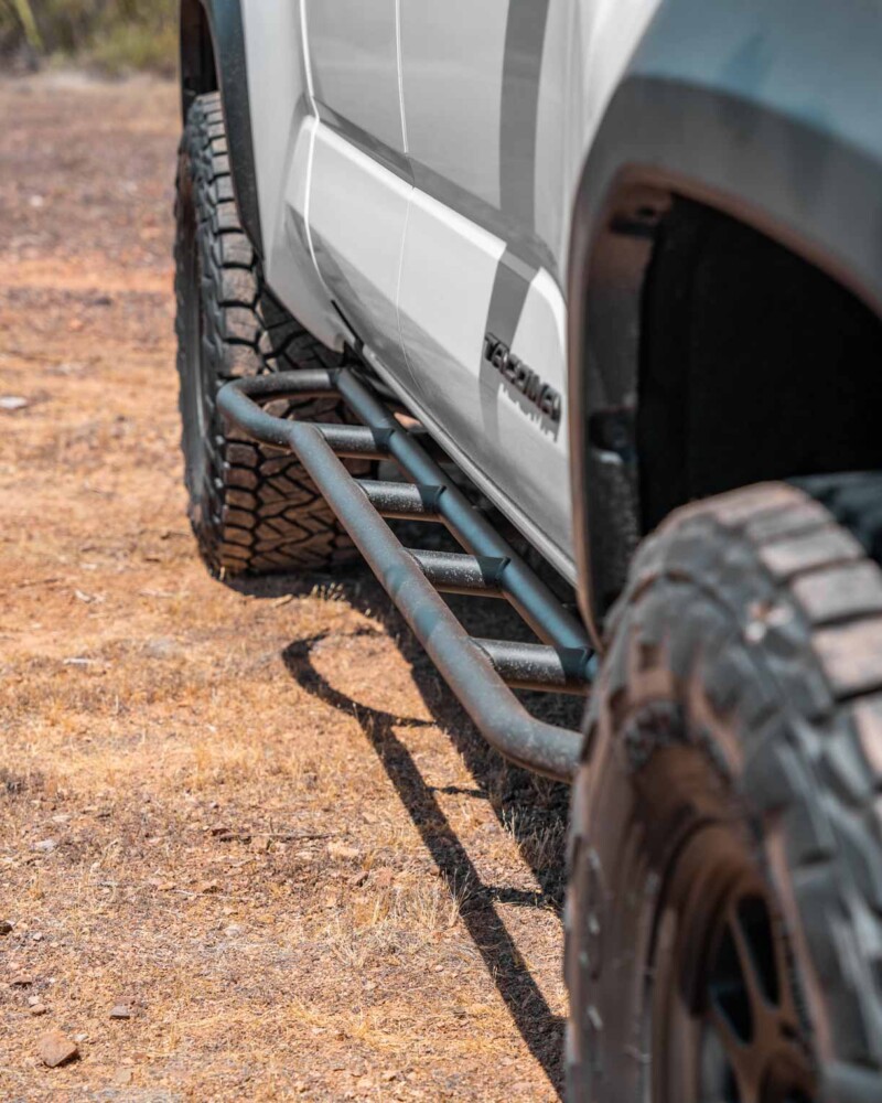 2024-2025 Toyota Tacoma Long Bed Rock Sliders - Westcott Designs